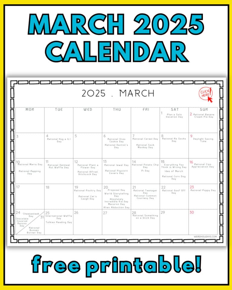 Weird Holidays in May - Weird Holidays