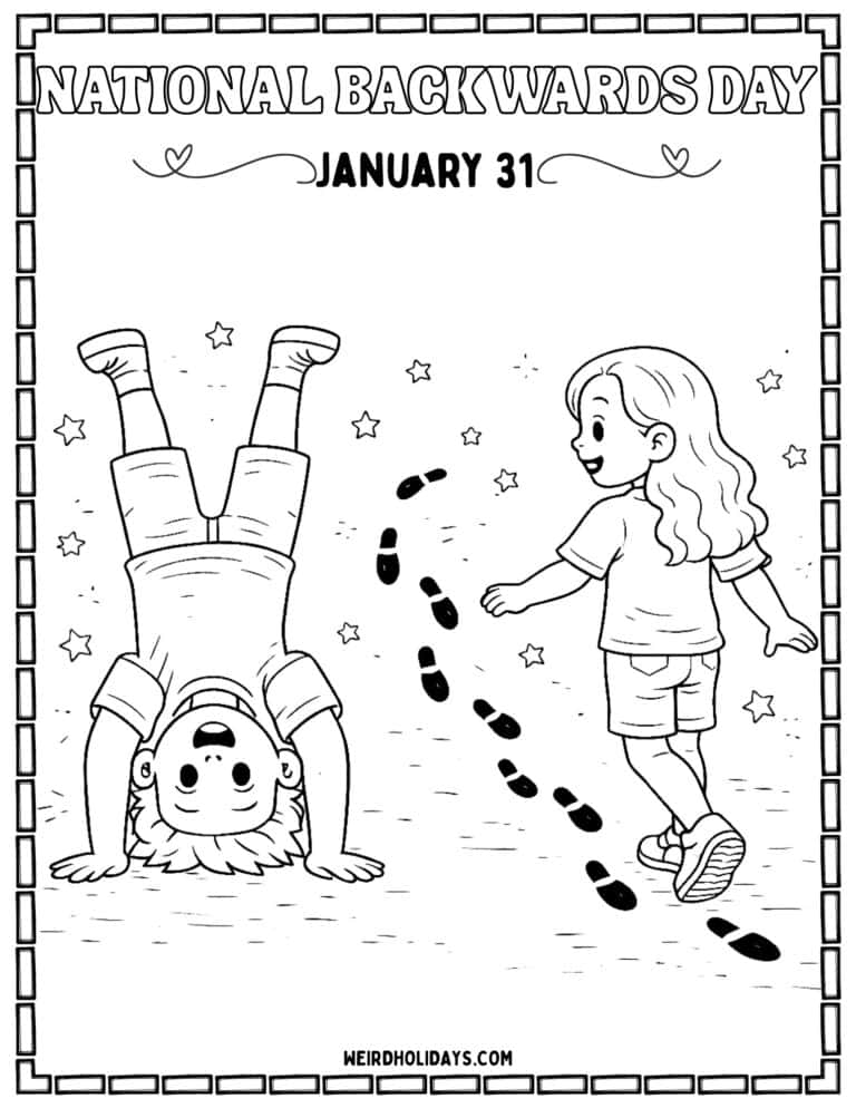 National Backwards Day (January 31) - Weird Holidays