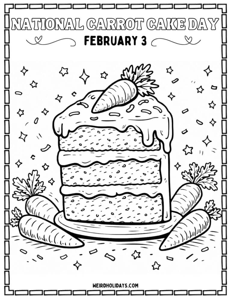 National Carrot Cake Day (February 3) - Weird Holidays