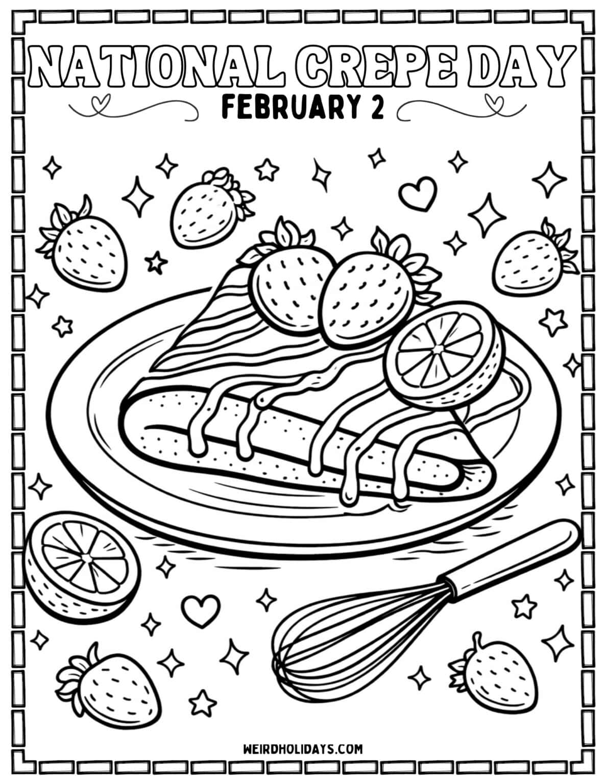 National Crepe Day (February 2) - Weird Holidays