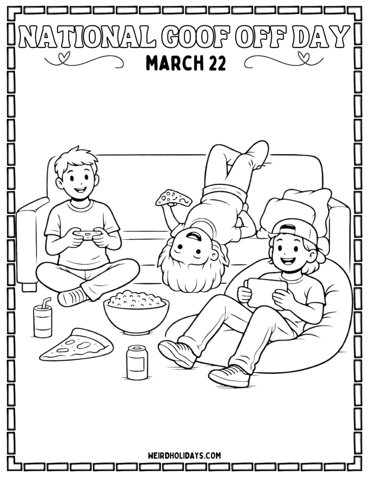 National Goof Off Day (March 22) - Weird Holidays