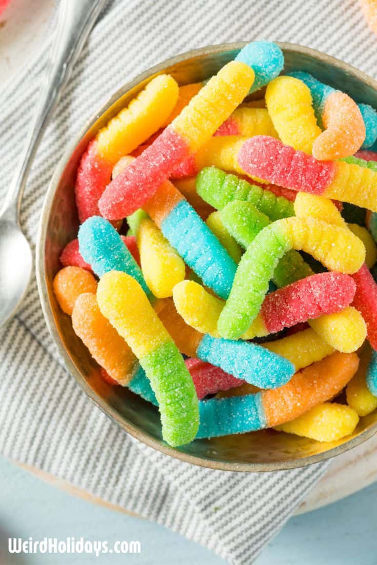 National Gummi Worm Day (July 15) - Weird Holidays
