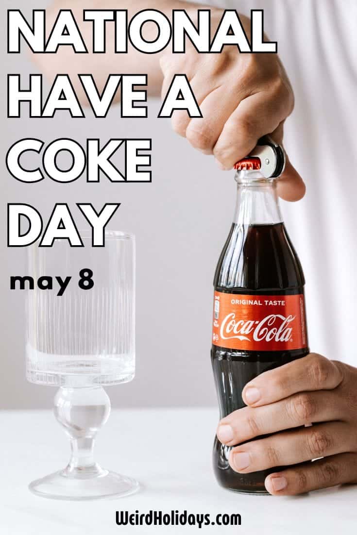 National Have a Coke Day (May 8) – Free Coloring Page