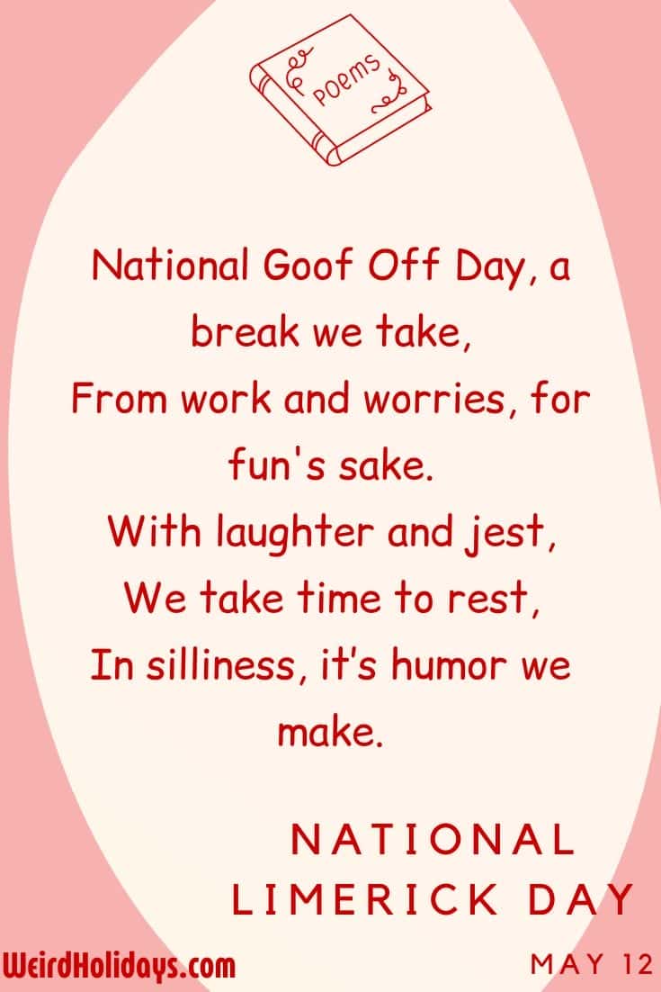 National Limerick Day (May 12) - Weird Holidays