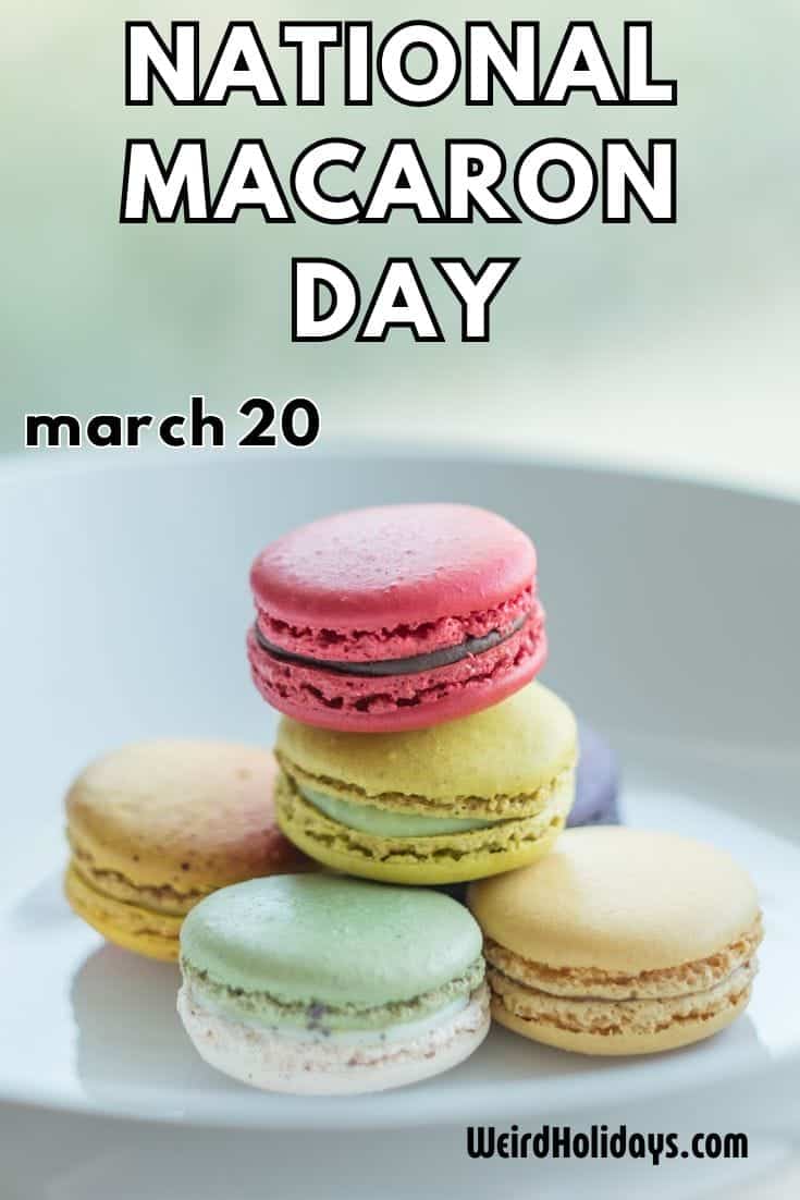 National Macaron Day (March 20) | Recipes & Free Coloring Page