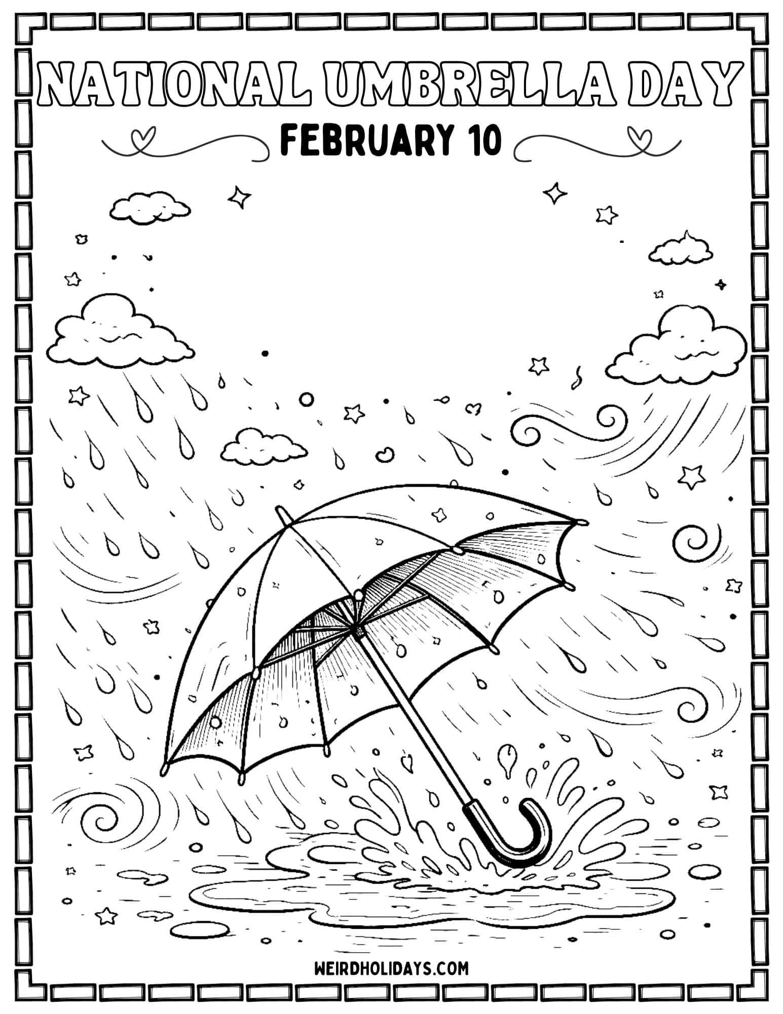 National Umbrella Day (February 10) - Weird Holidays