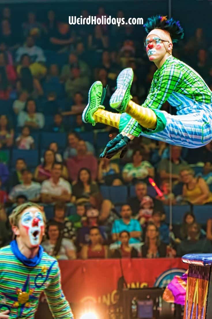 World Circus Day (3rd Saturday of April) - Weird Holidays