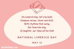 National Limerick Day (May 12): Fun Poems and Easy Ideas