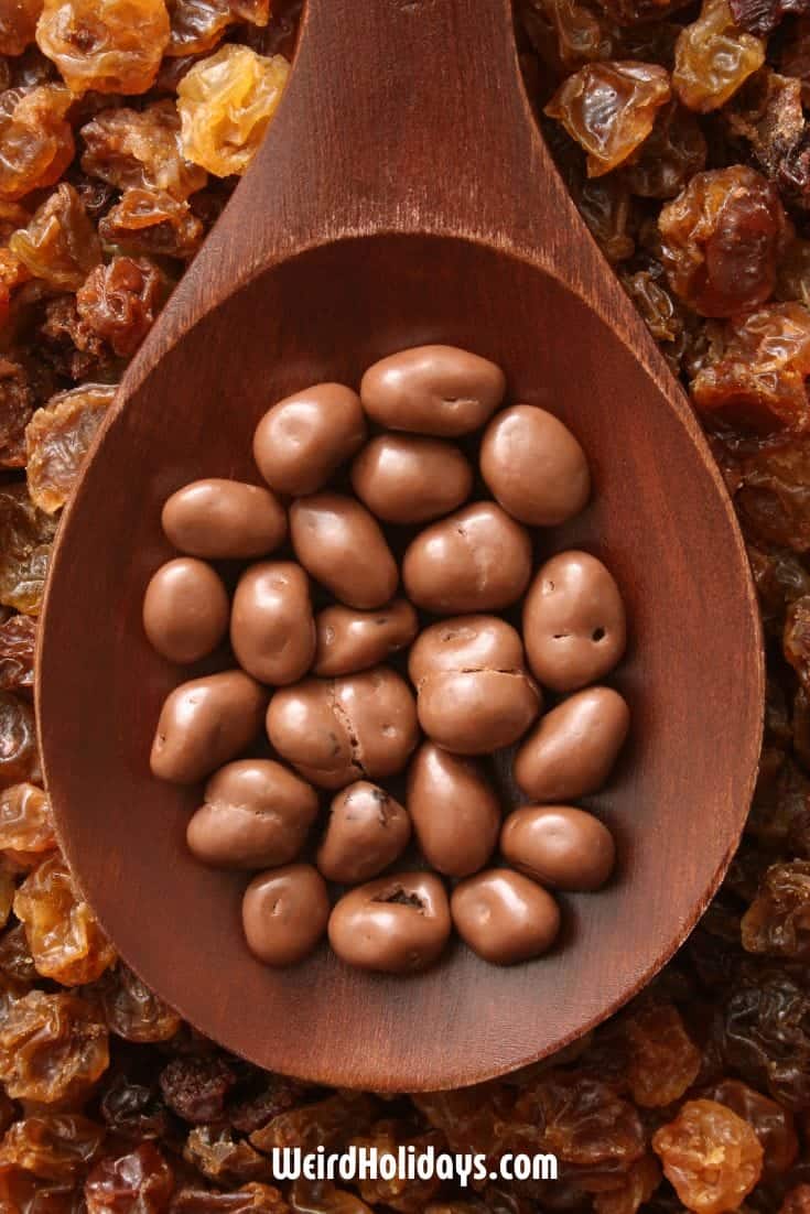 National Chocolate Covered Raisins Day (March 24)