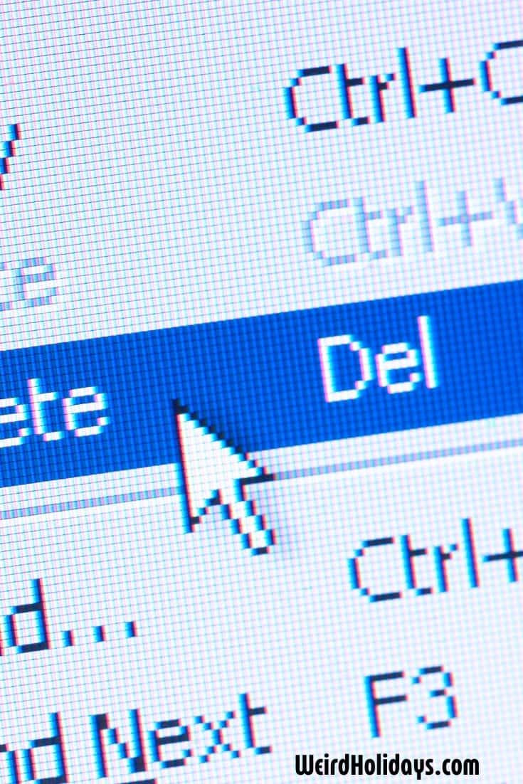 National Clean Out Your Computer Day (second Monday in February)