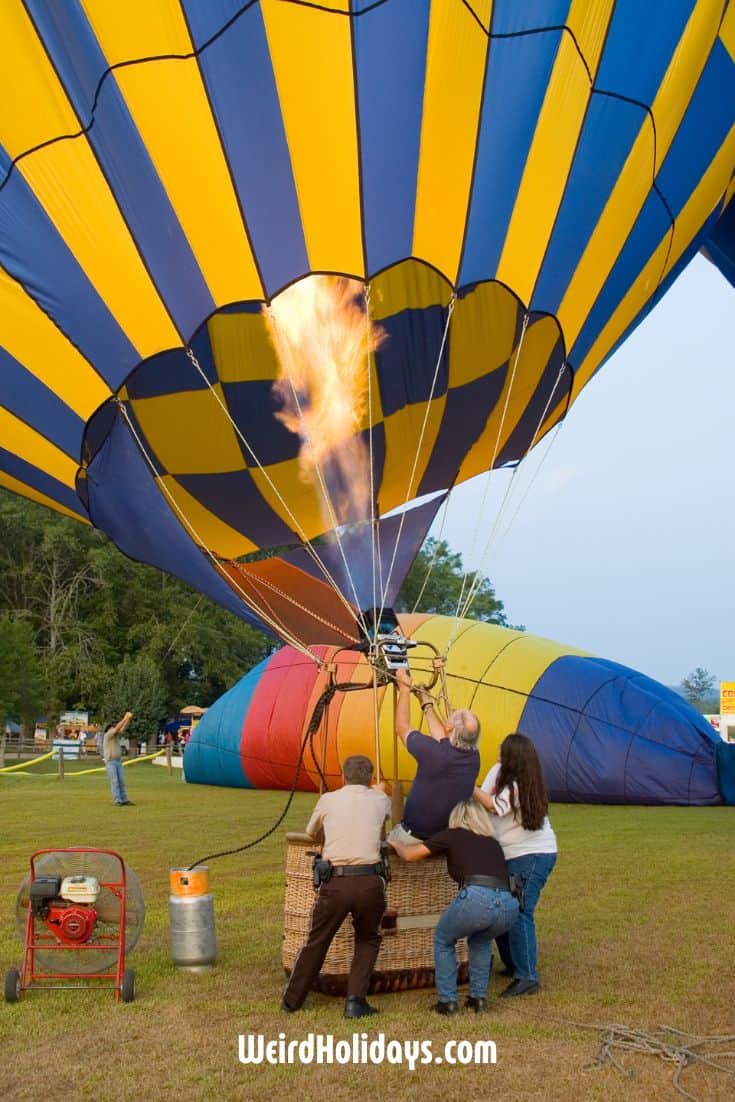 Hot Air Balloon Day (June 5) - Weird Holidays