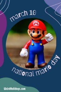 National Mario Day (March 10) | Facts & Free Kids Coloring Page