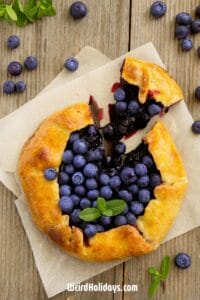National Blueberry Pie Day (April 28) - Weird Holidays