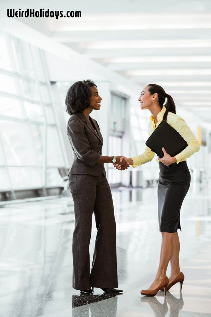 National Handshake Day (last Thursday in June) - Weird Holidays