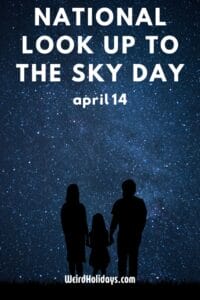 Look Up at the Sky Day (April 14) With Facts + Free Coloring Page
