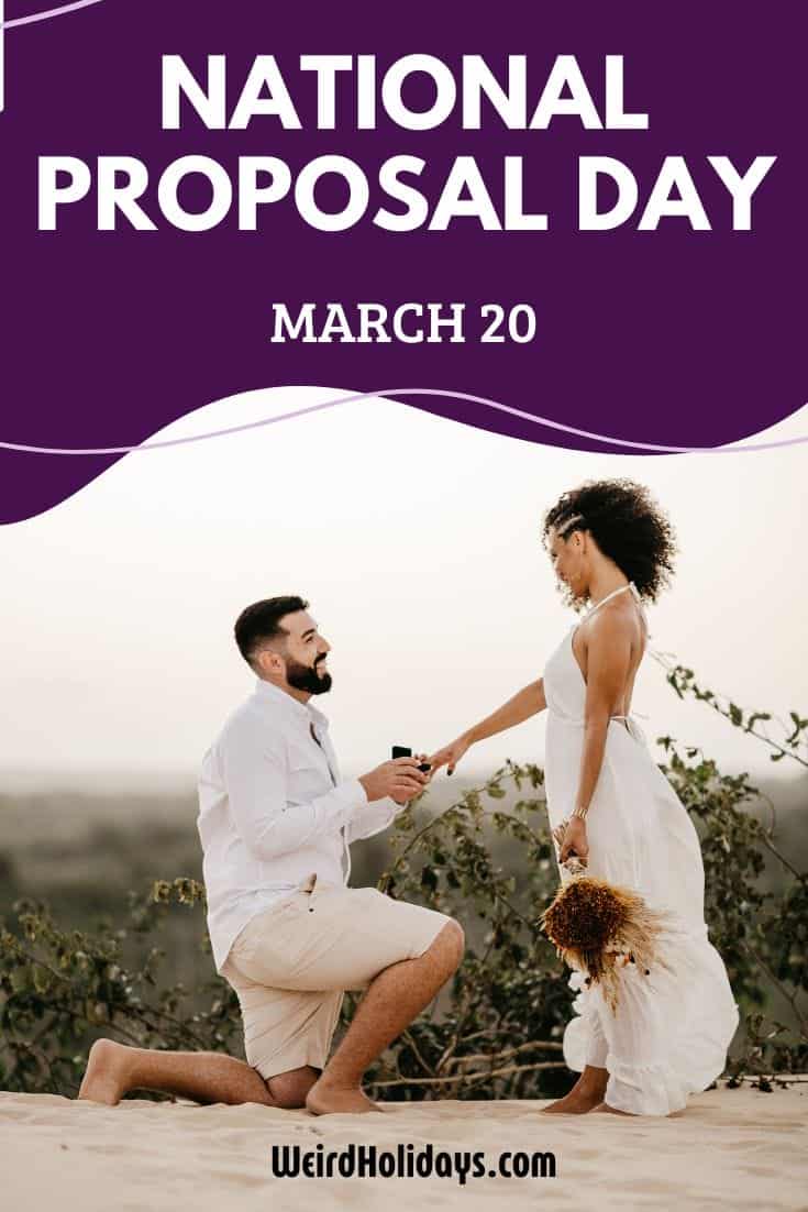 National Proposal Day (March 20) | Facts & Free Coloring Page