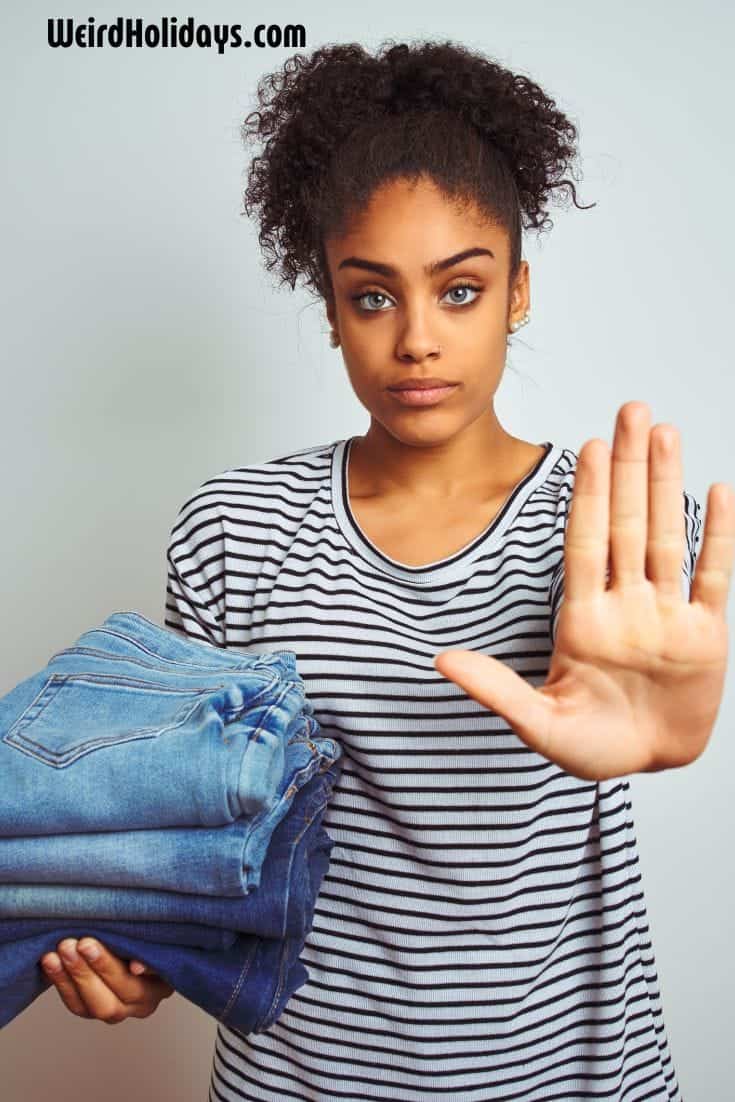 No Pants Day (1st Friday in May) - Weird Holidays