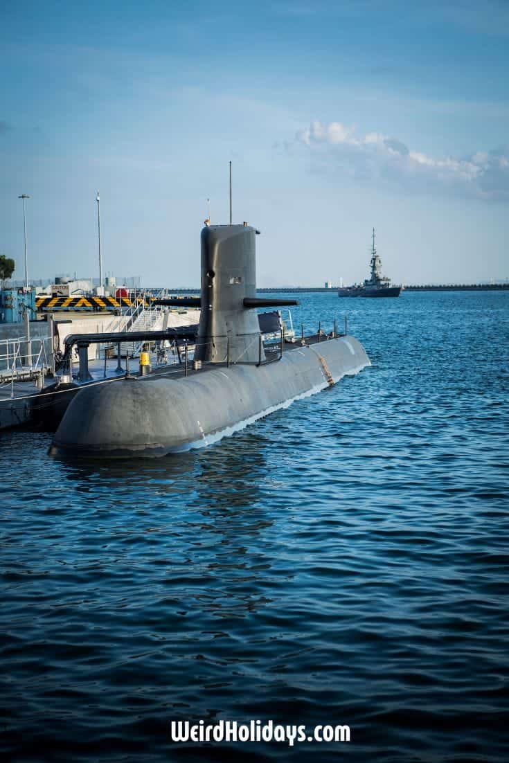 National Submarine Day (April 11) Fun Facts & Coloring Page