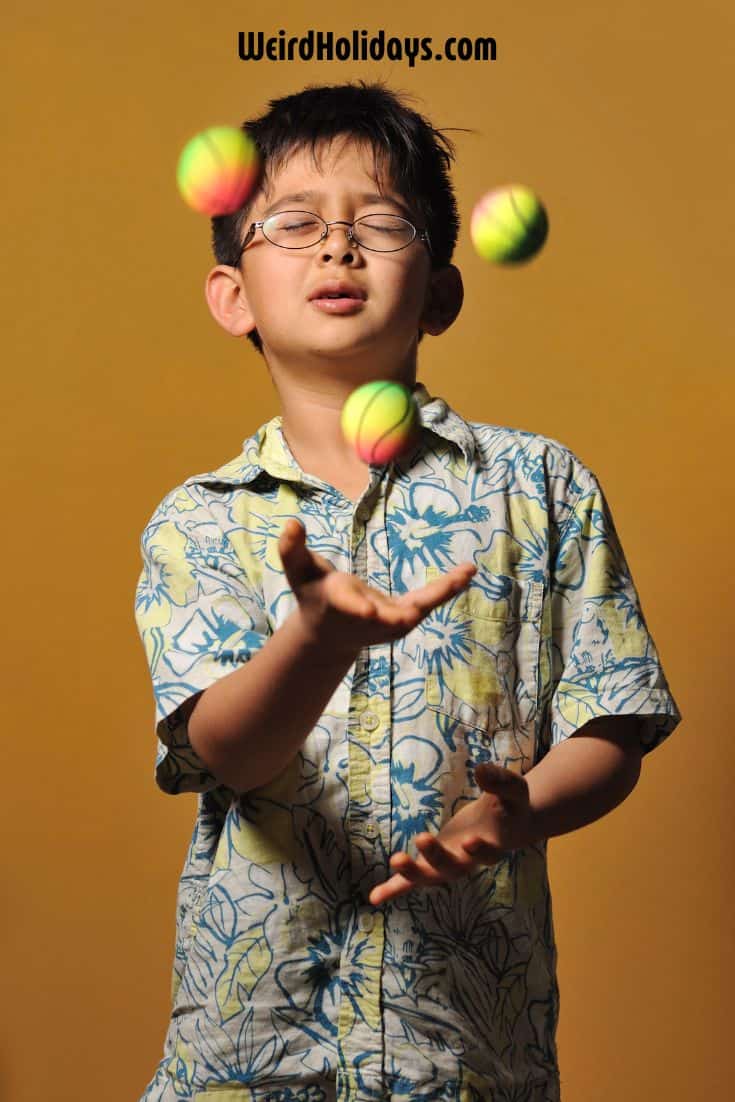 World Juggling Day (3rd Sat in June) - Weird Holidays
